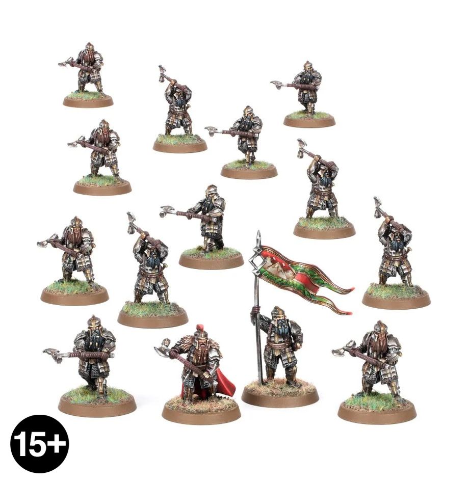 IRON HILLS: DWARF WARRIORS WITH MATTOCKS WARBAND – Midgard Games