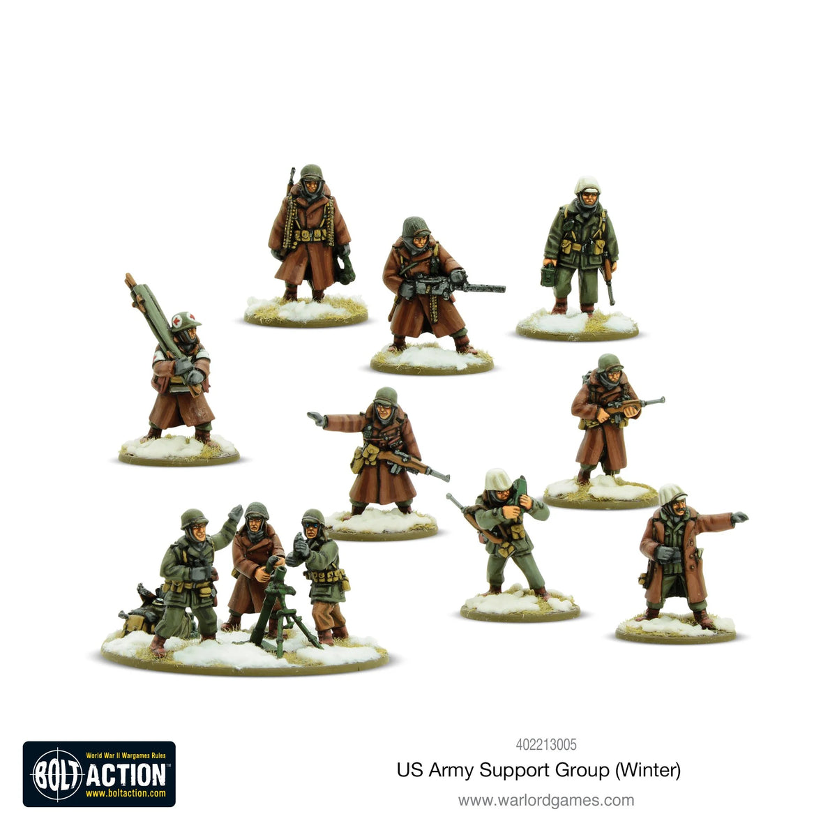 Bolt Action: US Army (Winter) Support Group – Midgard Games