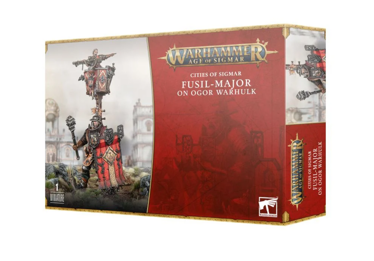 Cities of Sigmare: Fusil-Major on Ogor Warhulk – Midgard Games