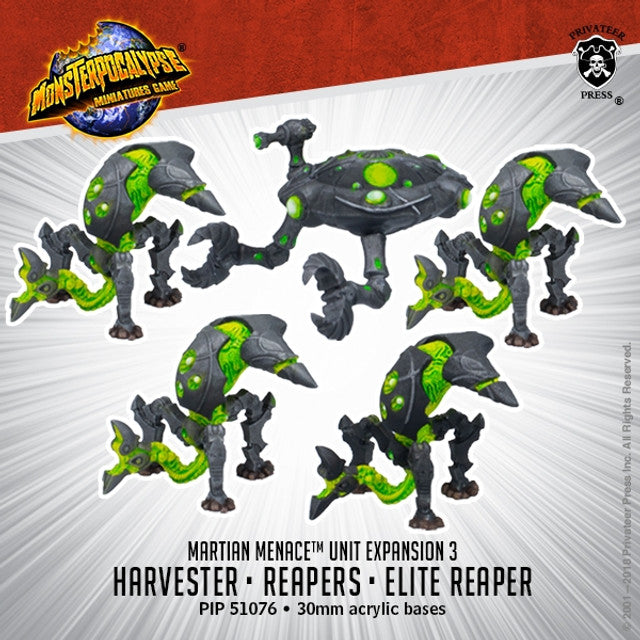 Martian Menace Units: Reapers & Harvester – Midgard Games