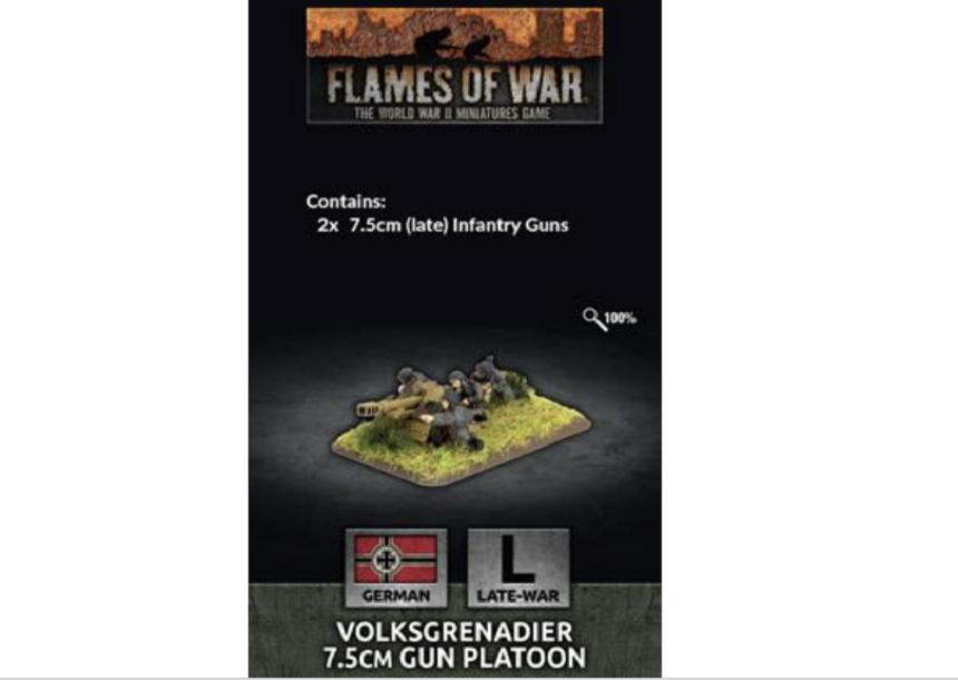 Volksgrenadier 7.5cm Gun Platoon – Midgard Games