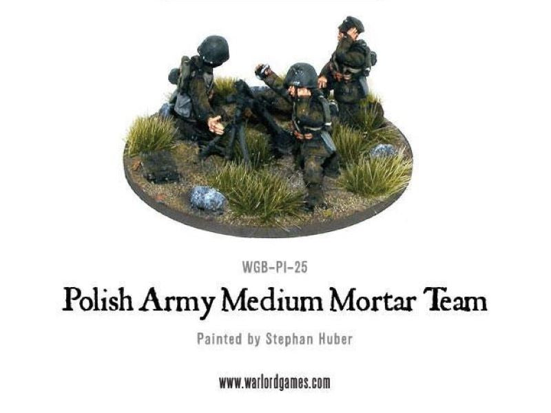 Bolt Action: Polish Army Medium Mortar Team – Midgard Games
