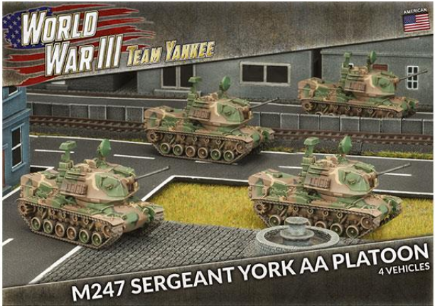 M247 Sergeant York AA Platoon (WWIII x4 Tanks) – Midgard Games
